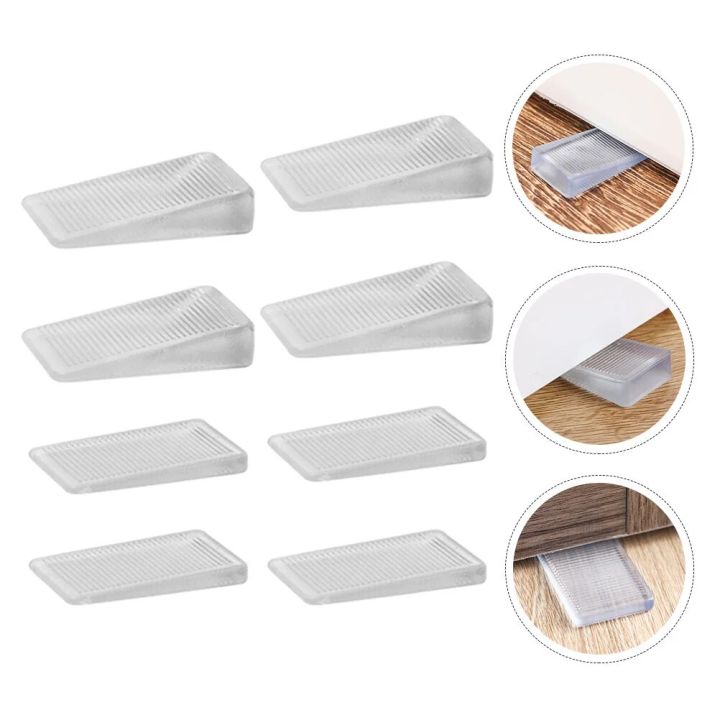 Door Wedge Stop Stopper Shims Furniture Non Holder Rubber Stops ...