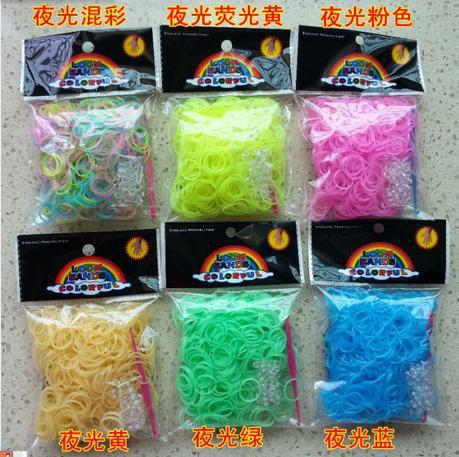 [ New ] Yiwu Factory DIY Rainbow Rubber Band Transparent Luminous ...