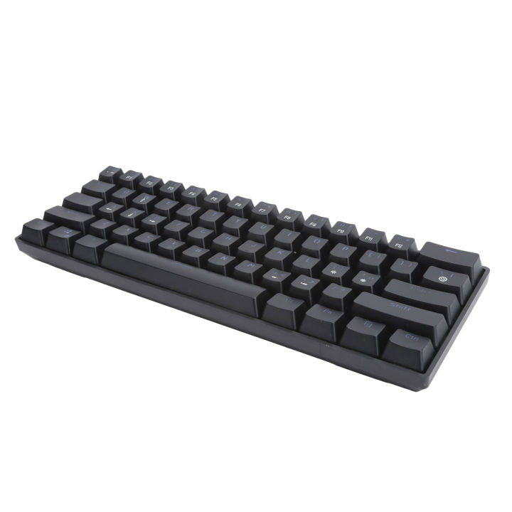 61 Key Wired Mechanical Keyboard LED Backlit Gaming Keyboard with Blue ...