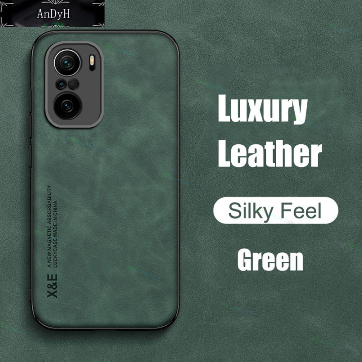 AnDyH For XiAomi 11x POCO F3/POCO F3 5G Phone Case Skin Feel Leather ...