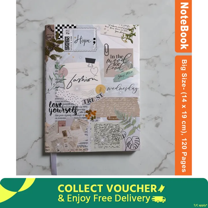 Aesthetic Journal Notebook (14 x 19 cm size,120 pages). Notebook for ...
