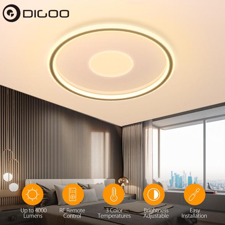 DIGOO DG-MD1805 Concentric Dome Light 36W Ceiling Lights Remote Control ...