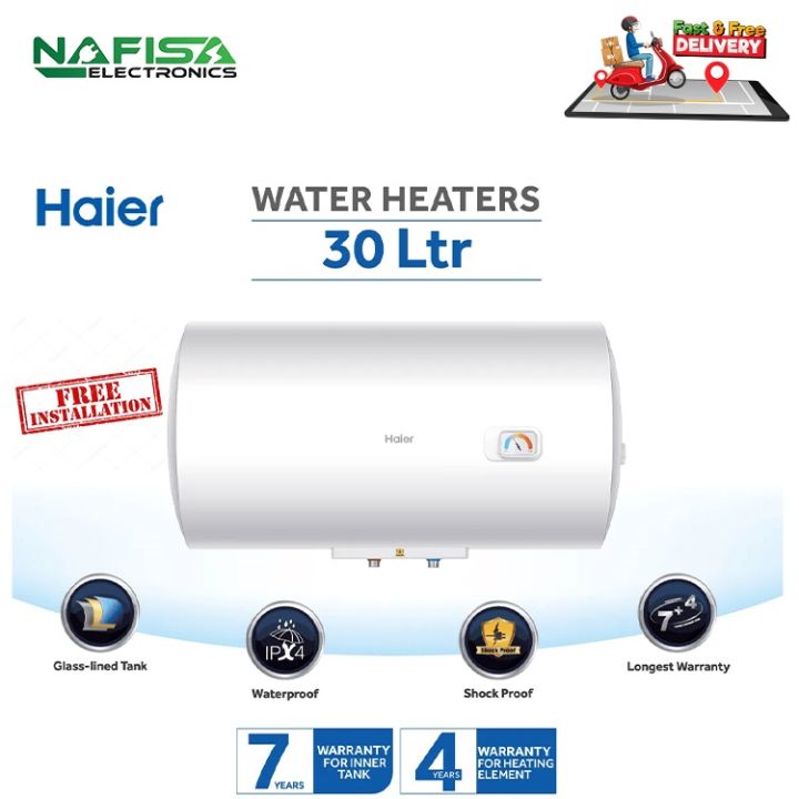 Haier 30 Liters Water Heater/Geyser (Horizontal) (ES30H-CK3(BD)) | Daraz.com.bd