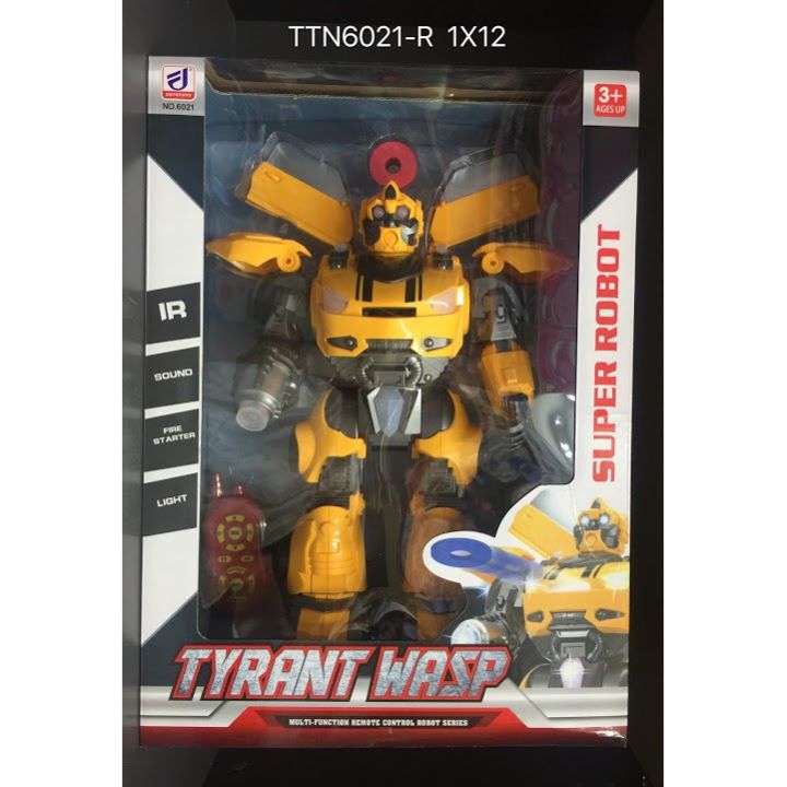 Remote Control Robot Optimus Prime & Bumblebee Tyrant Wasp Super Robot ...
