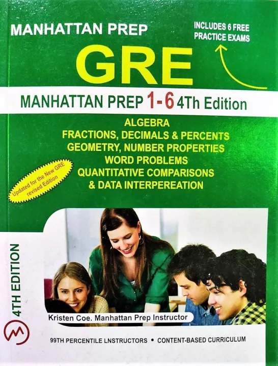 GRE Manhattan Prep 1-6 (4th Edition) | Daraz.com.bd