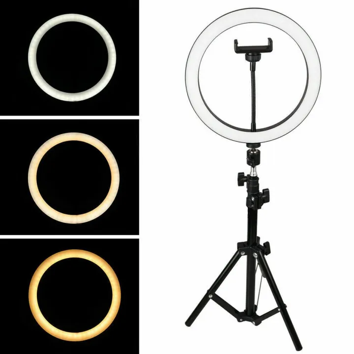 12'' Ring Light Photo Studio Camera, Video lamp with Tripod for ...