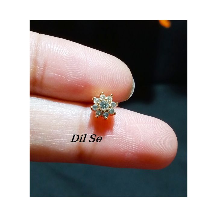 Nose Pin For Women, New Model, Trendy Design , L Shape Nosering, Nose ...