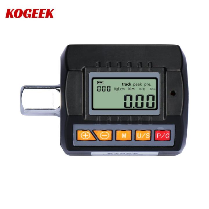 KOGEEK Adjustable LCD Display Screen 1/2 1/4 3/8inch Digital Torque Wrench Meter Professional ...