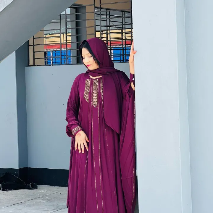 Stylish & Cheap Premium Fabric Borka Collection for Muslim Women ...