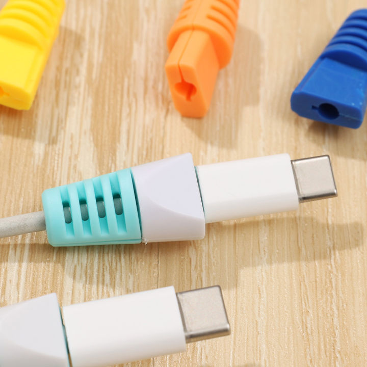 2pcs Cable Protector Bobbin Winder Data Line Case Protection Spring ...