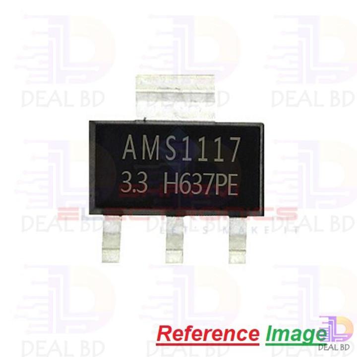 3.3V AMS1117 LM1117 1117 3.3V 1A SMD 4Pin SOT-223 Package Voltage Regulator IC DIY Electrical ...