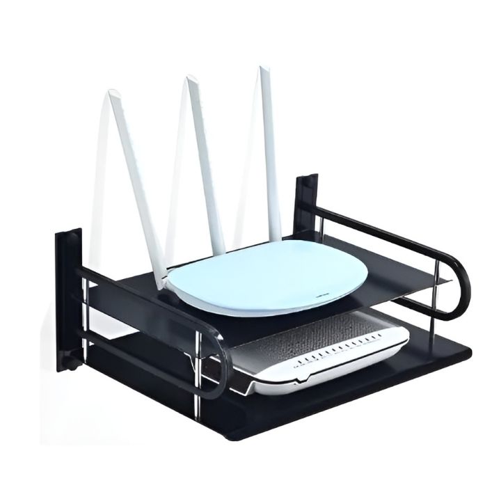 Router Storage Wifi Router Storage Box,Black Metal | Daraz.com.bd