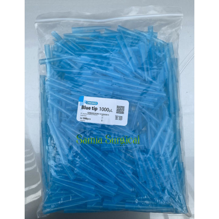 Blue Tips For Micro Pipette 1000ul (500pcs, 1pakt) | Daraz.com.bd