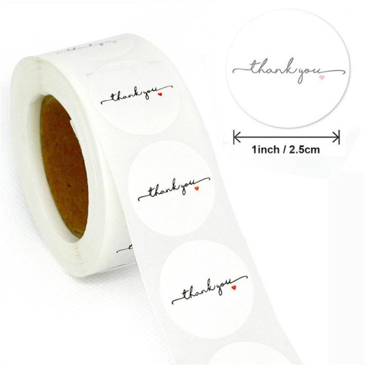 【happy one】Word Stickers Thank You Label Sealer Encouragement Roll Kids ...