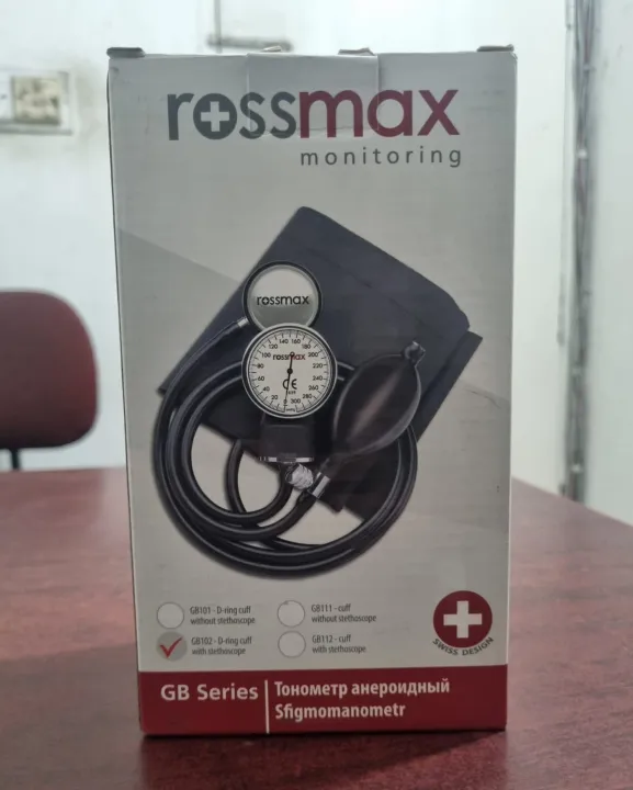 Rossmax Analog Blood Pressure Machine & Stethoscope Set | Daraz.com.bd
