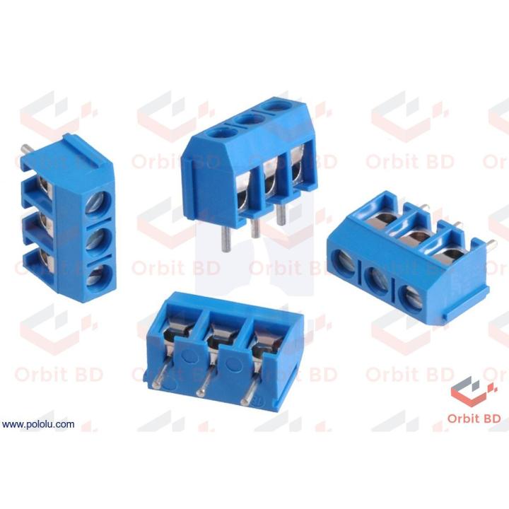3 Pins Screw Terminal Block-10Pcs | Daraz.com.bd