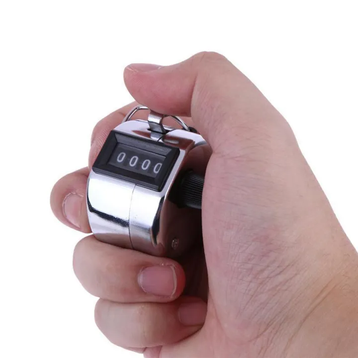 4 Digit Digital Tasbeeh Tally Counter - Silver tasbi | Daraz.com.bd