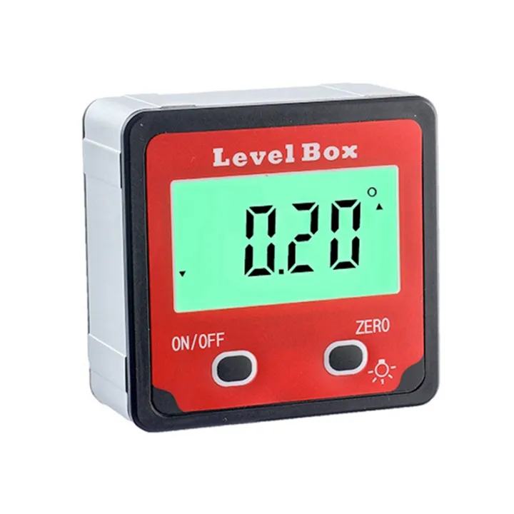 Digital Display Inclinometer Box Digital Level Protractor Bevel ...