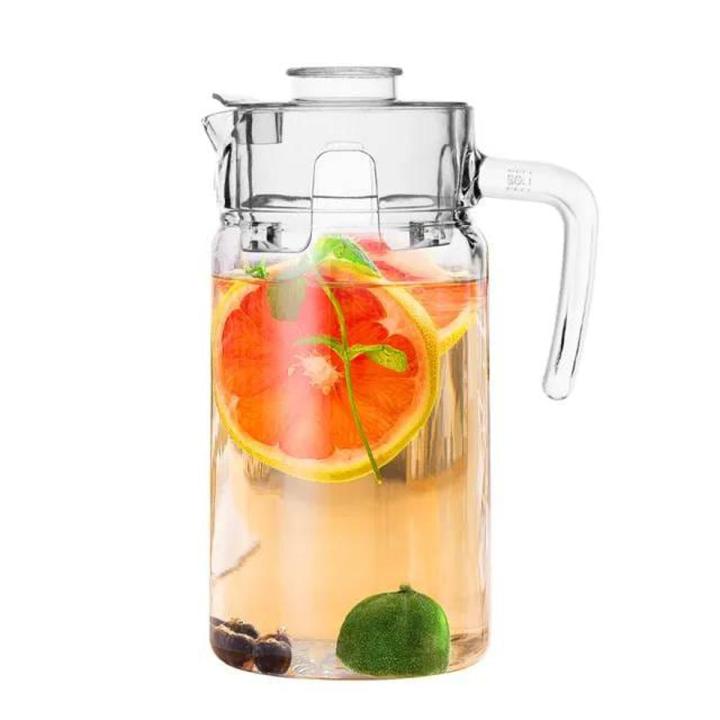 Deli Glassware Crystal Clear Glass Water Jug And Juice Jug And Pitcher ...