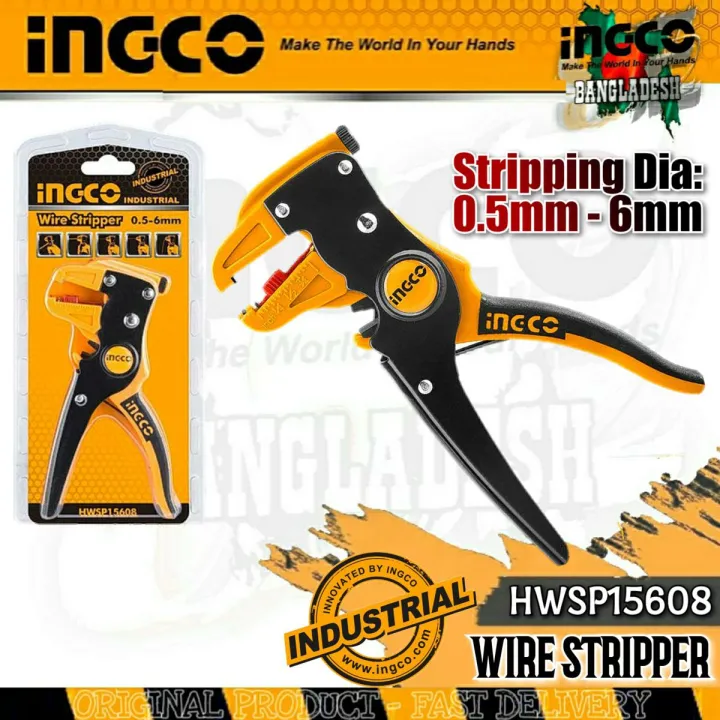 WIRE STRIPPER & CUTTER - INGCO (2 IN 1) HWSP15608 | Daraz.com.bd