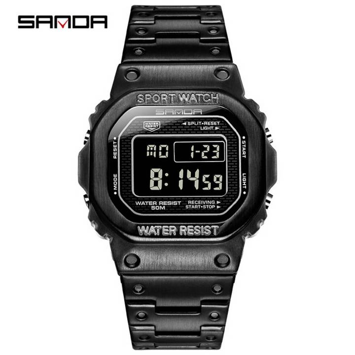 SANDA Brand Fashion Trend Men's Business Watch Outdoor Sports ...