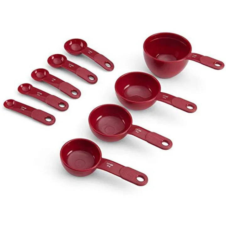 Measurement Cup Set - Red (8 PCS) | Daraz.com.bd