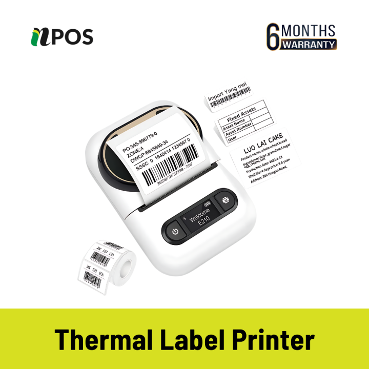 Label Printer, 2-Inch Bluetooth Thermal Label Printer - Barcode ...