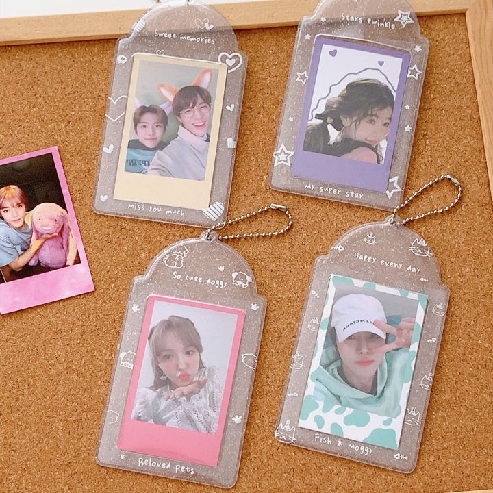 Pvc Card Holder Stylish 3-Inch Transparent Student Card Holder Pvc Card ...