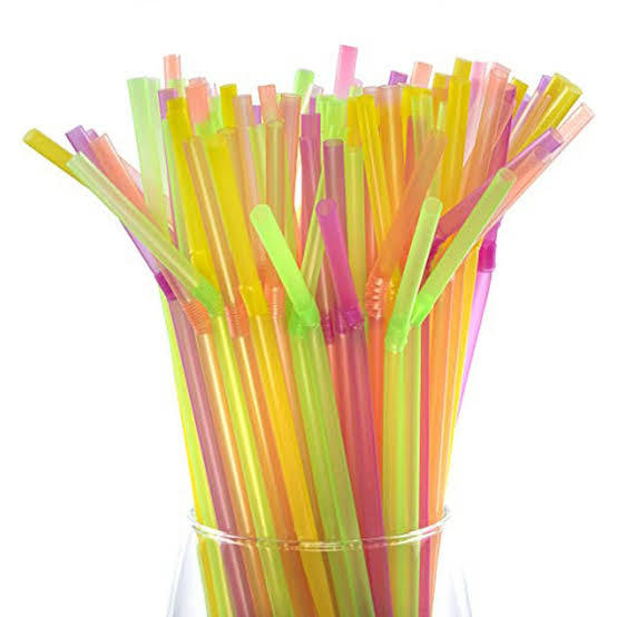 Straw Flexible juice Pipe - 100pcs | Daraz.com.bd