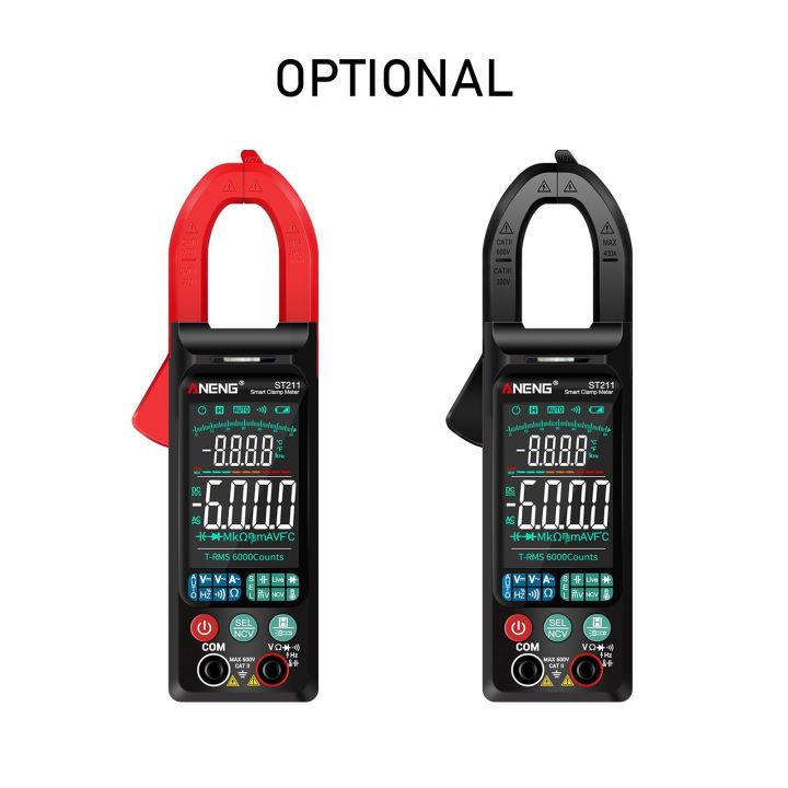 ANENG ST211 6000 Counts Digital AC Current Clamp Meter 400A Automatic ...