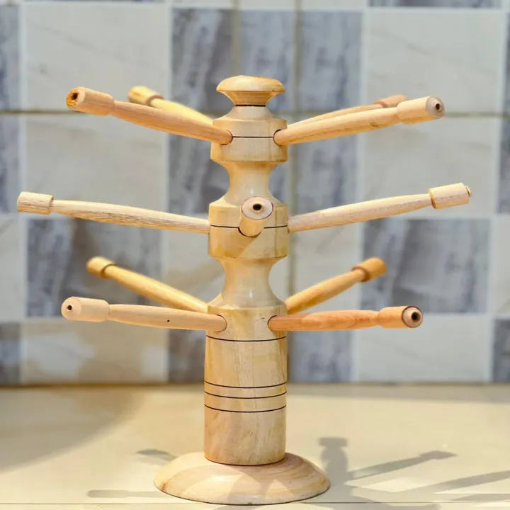 Churir Alna Wooden Twelve 12 Stick - Churi Rakhar Stand | Daraz.com.bd