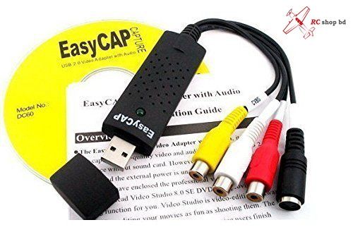 Easycap USB 2.0 Easy Cap Video TV DVD VHS DVR Capture Adapter Easier ...