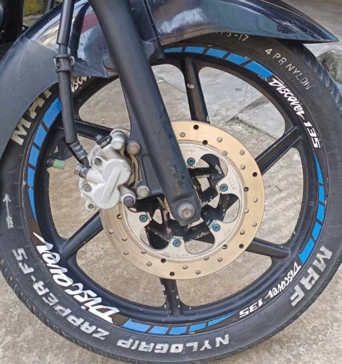 Discover | Bajaj Discover | Bajaj | 135CC | Wheel Rim Stickers | Bajaj ...