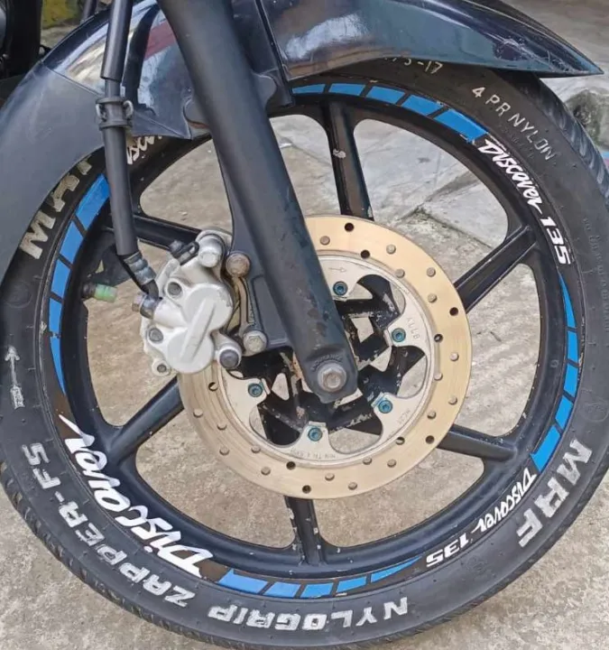Discover | Bajaj Discover | Bajaj | 135CC | Wheel Rim Stickers | Bajaj ...