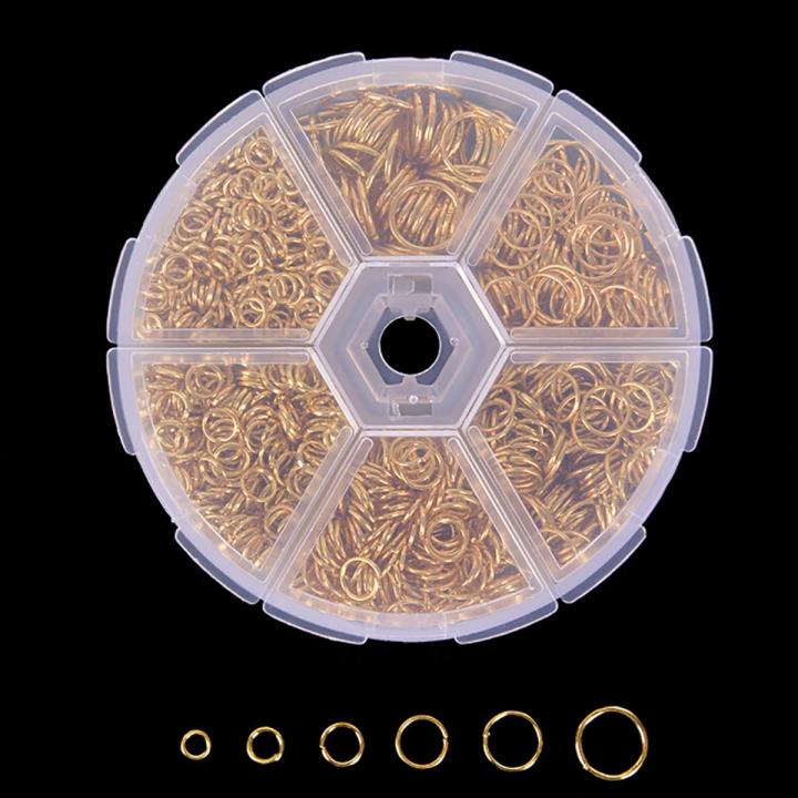 1Box Open Connector Jump Rings Loops Split Rings Jewelry Making DIY ...