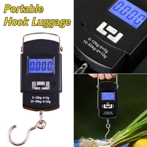 Digital Hanging Weight Scale, Portable Hanging Electronic Hook Scale ...