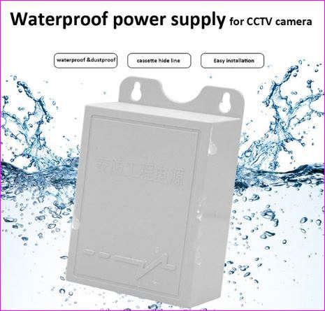 12V 2Am Outdoor Waterproof Power Supply AC to DC Power Adapter Plug ...