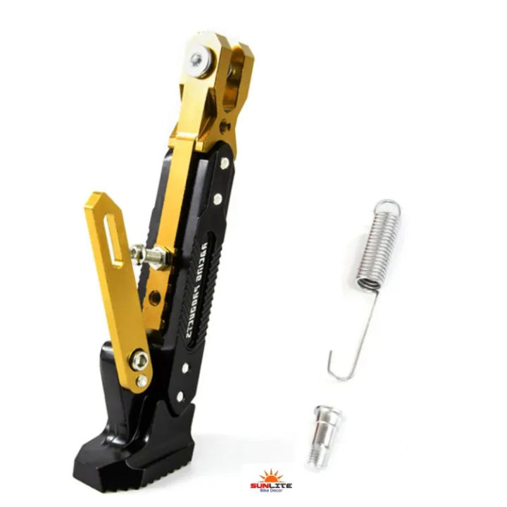 Universal CNC Aluminum Alloy Adjustable Kickstand Foot Side Stand for ...