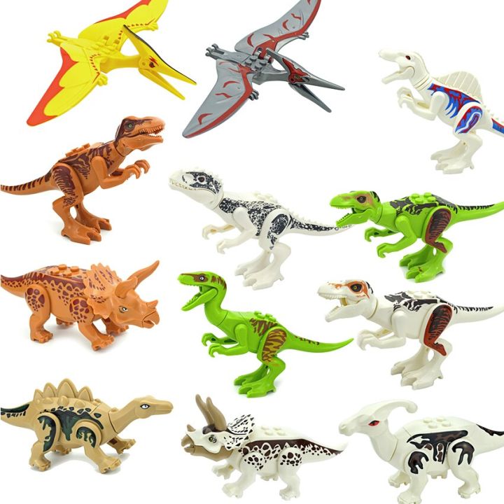 Dinosaur Building Blocks Jurassic World Dinosaurs Figures Tyrannosaurus ...