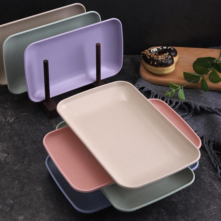 Dessert Tray Food Grade Rectangle Spit Bone Dish Fruit Snack Small ...