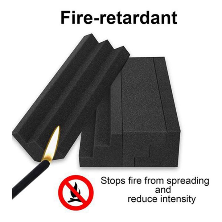 48 Pcs Bass Traps Acoustic Foam Panels Sound Proof Padding,Studio Foam ...