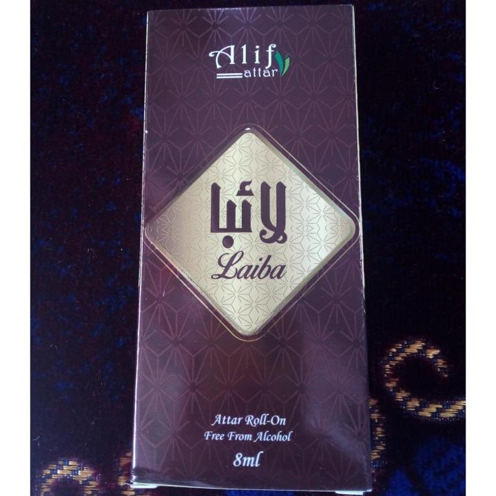 Laiba attar by Alif (Alif new collection) 8 ml roll on long lasting ...
