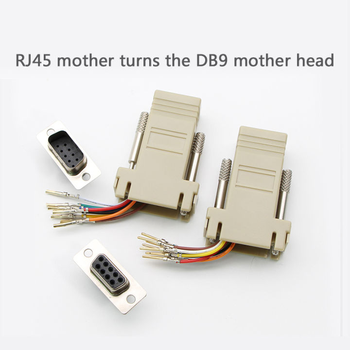 Db9 Female Db9 To Rj45 Adapter Connector Rs232 Modular Cab-9as-Fdte To ...