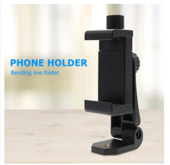 360 Degree Rotation Adjustable Vertical Holder Universal Phone Tripod ...