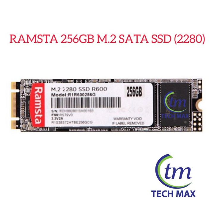 RAMSTA M.2 SSD R600 256GB 128GB M.2 SSD (2280) For Laptop & Desktop ...