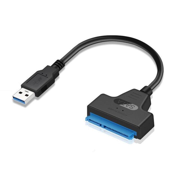 USB 3.0 to SATA III Hard Drive Adapter Cable with Led Light Computer ...
