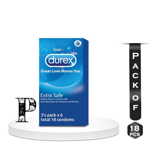 Durex Extra Safe Condom Full Box - 18pcs Condoms | Daraz.com.bd
