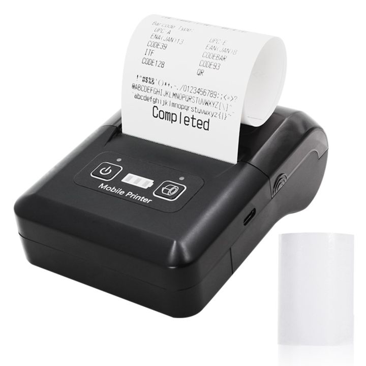 BISOFICE Portable Mini 58mm Thermal Printer 2 inch Wireless BT+USB ...
