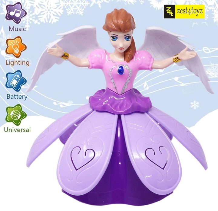 Angle Doll Twiddle Dancing Angel Girl Robot with Lights and Music ...