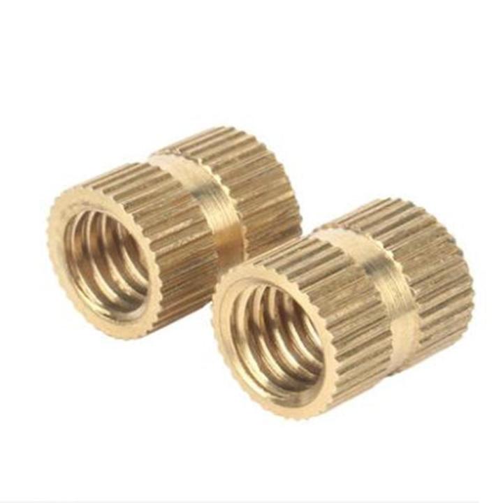10-100pcs m1 M1.2 m1.4 M1.6 M2 M2.5 M3 M4 M5 M6 M8 M10 Brass insert nut Injection Molding Brass ...